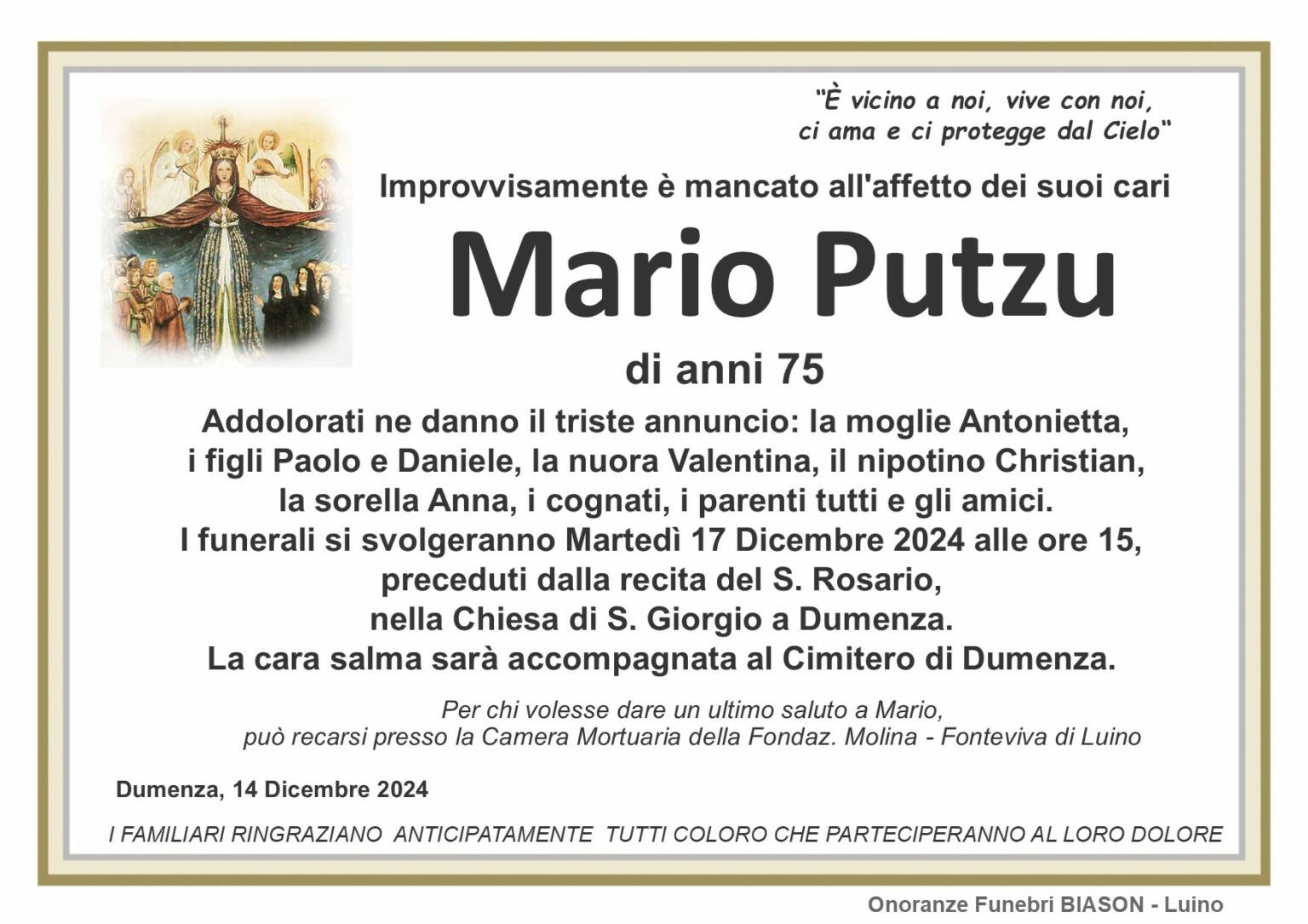 Onoranze Funebri Biason